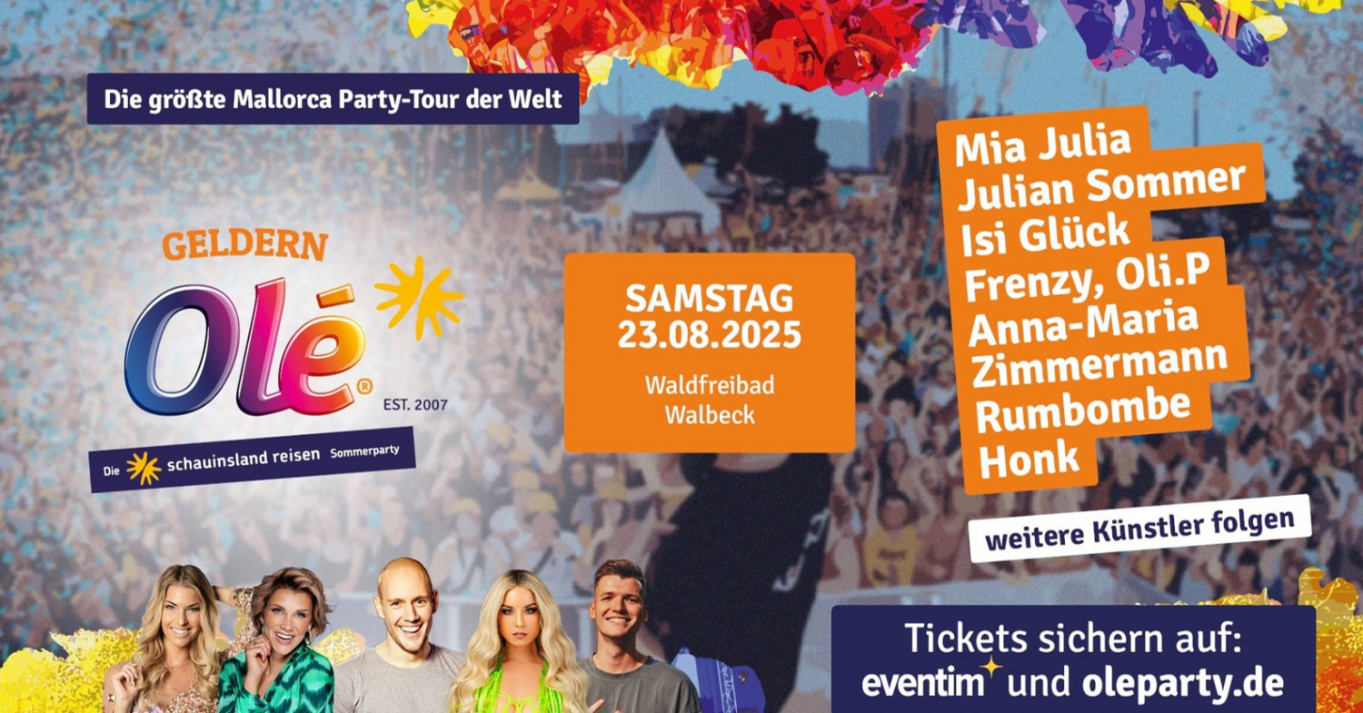 Geldern Open Air – Deine Konzerte & Shows am Niederrhein